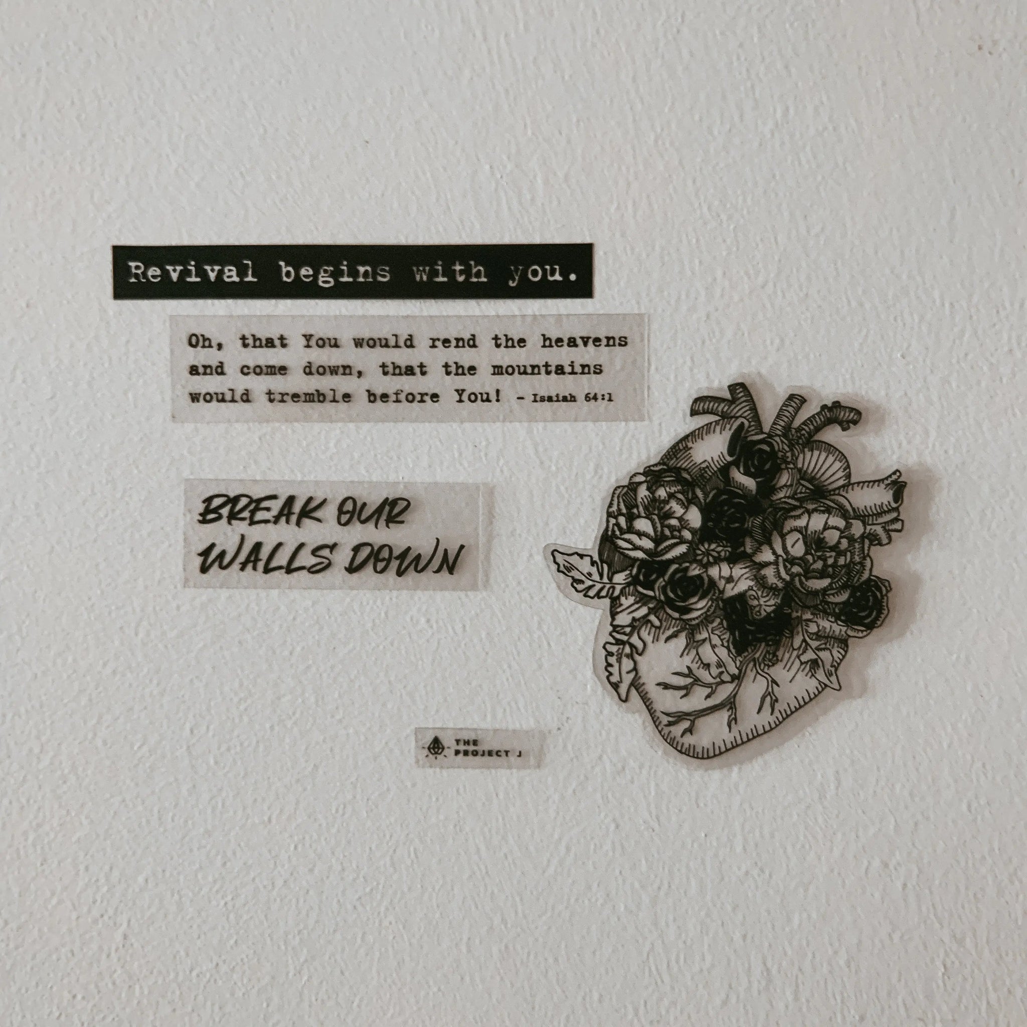 Revival Sticker Sheet, High Quality Transparent Stickers